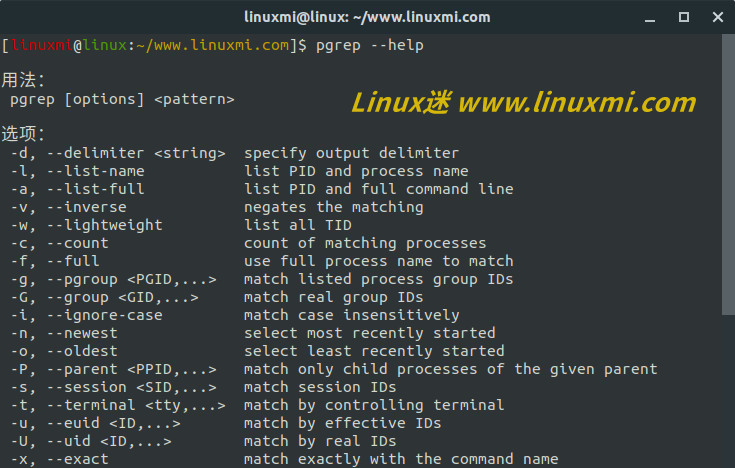 理解Linux中的pgrep命令-站长资讯网